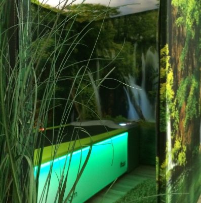Erlebniswelt medi Lounge mit der medi stream spa