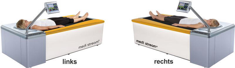 Vorzüge Überwassermassageliege medi stream 3000